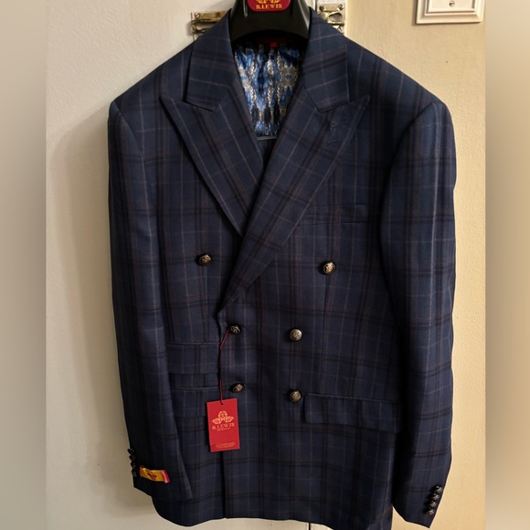 R. Lewis | Suits & Blazers | Mens Double Breasted Suit | Poshmark